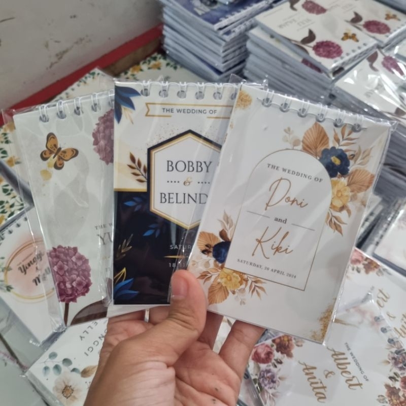 Jual orderan notes custom ukuran a7 isi 60 lbr | Shopee Indonesia
