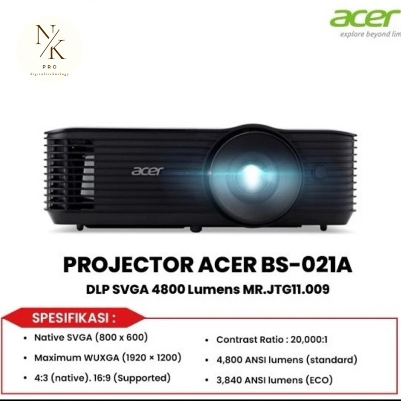 Jual Acer bs 021a / proyektor acer bs 021a 4800lumen | Shopee Indonesia