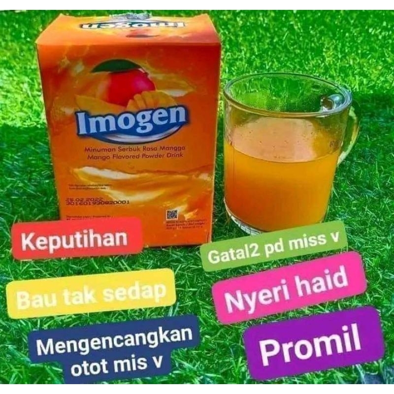 Jual IMOGEN MANGO (1 Box Isi 15 Sachet) HERBAL BPOM | Shopee Indonesia