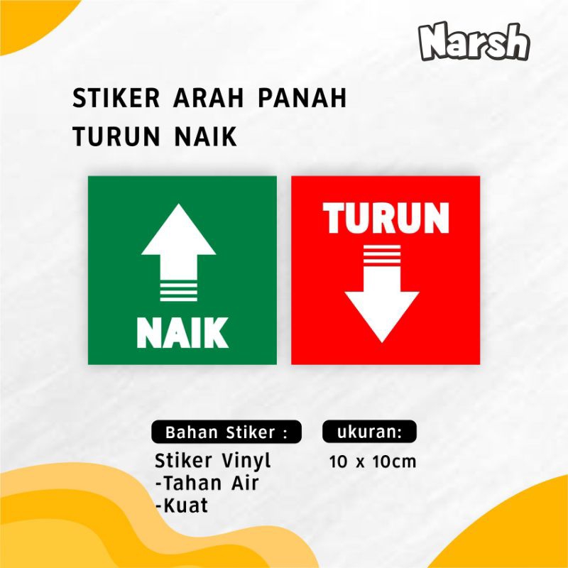 Jual STIKER | STIKER PANAH | STIKER TURUN |STIKER NAIK | STIKER SIGN ...