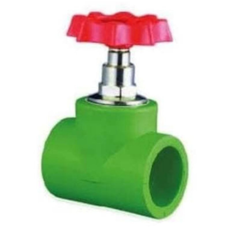 Jual Gate Valve PPR 1-1/2 Inch Stop Kran Valve PPR 50mm Stop Valve PPR 1.5 inch | Shopee Indonesia