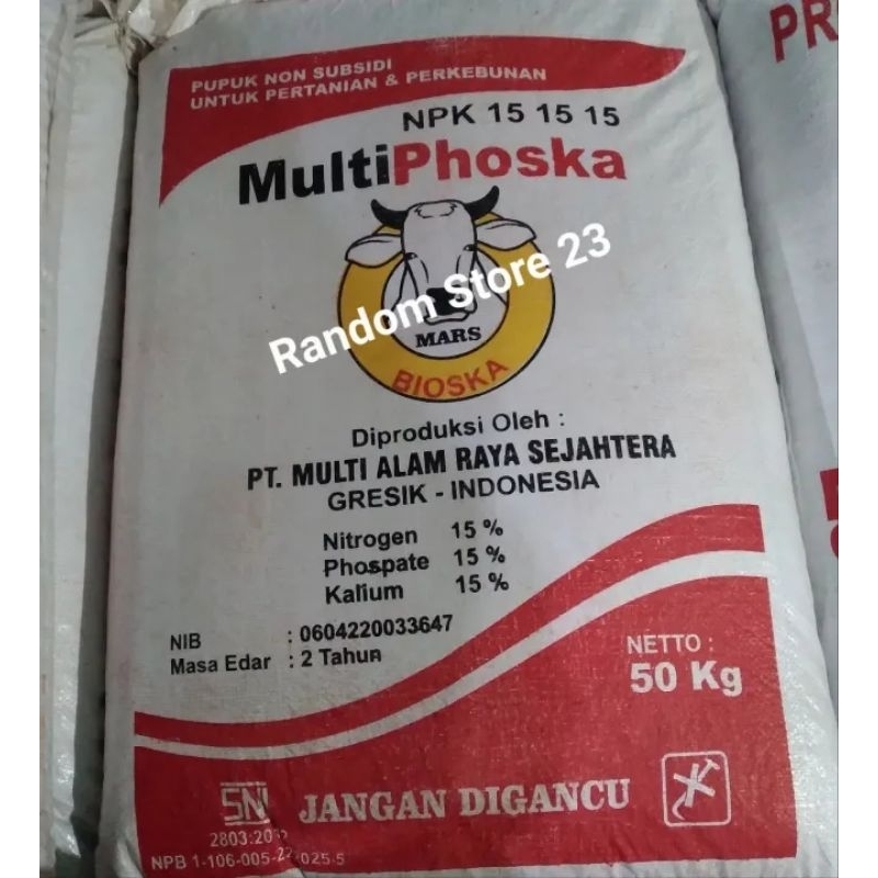 Jual 5Kg Pupuk NPK PHOSKA 15 15 15 BIOSKA Kemasan Repack | Shopee Indonesia