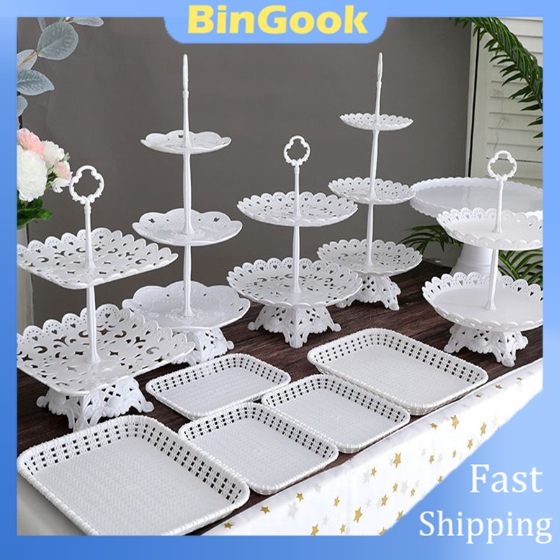 Jual Rak Display Makanan Kue Dekorasi Pesta Ulang Tahun Tempat Cupcake ...