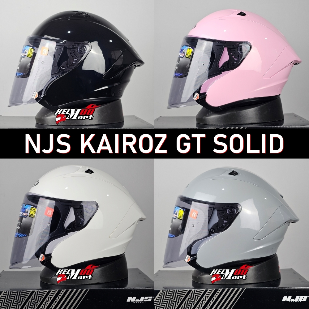 Jual NJS Kairoz GT Solid ( DDRING ) - Helm NJS GT Kairoz Half Face ... Jual NJS Kairoz GT Solid ( DDRING ) - Helm NJS GT Kairoz Half Face ...