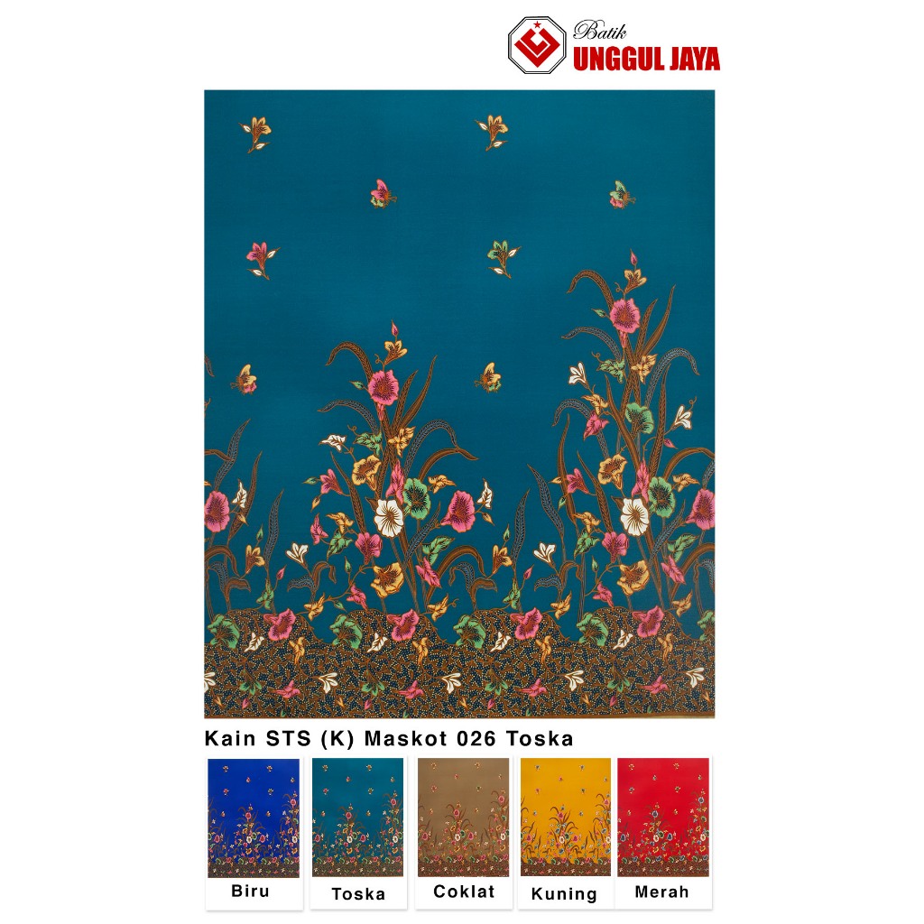 Jual Kain Batik Unggul Jaya - Putri Jelita - STS (K) Maskot 026 - Motif ...