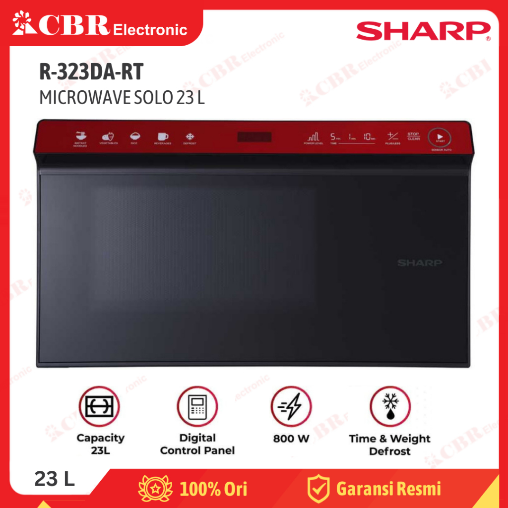 Jual Microwave SHARP R-323DA-RT (23L / Solo) | Shopee Indonesia
