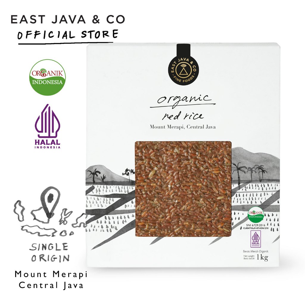 Jual East Java & Co Organic Red Rice - 1kg (Beras Merah Organik) | Shopee Indonesia