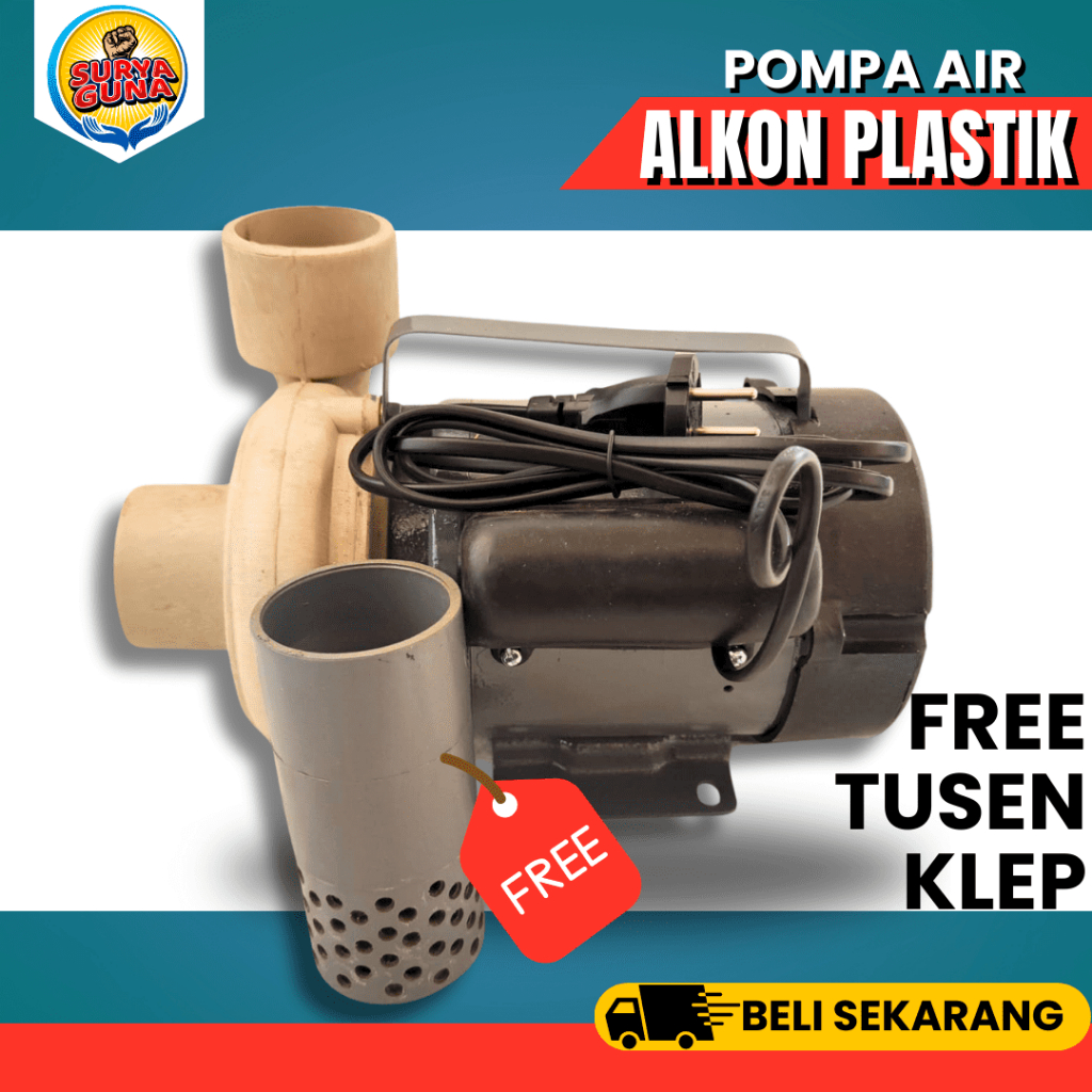 Jual Pompa air modifikasi alkon plastik pipa in out 1,5 dim mesin pompa untuk irigasi sawah FREE ...