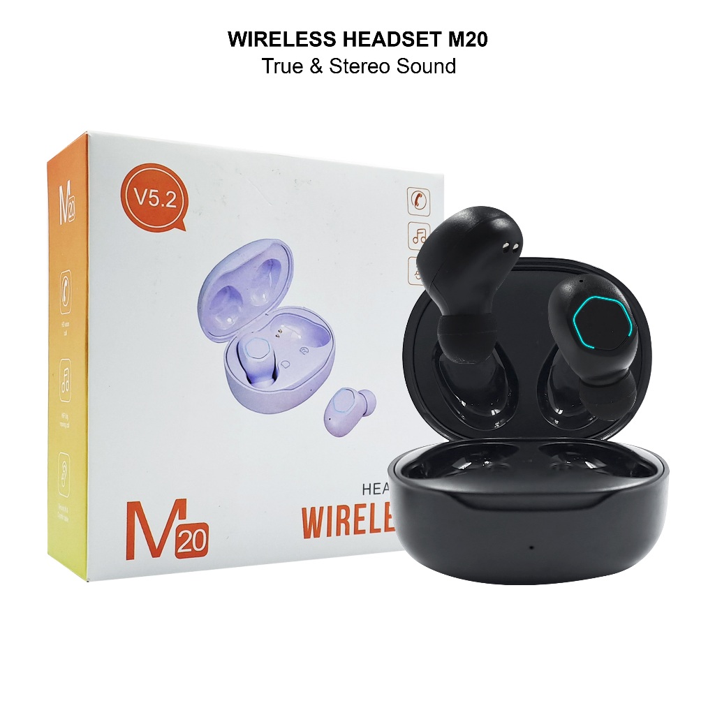 Jual HEADSET BLUETOOTH WIRELESS JBL TWS M20 HANDFREE WIRELESS | Shopee ...