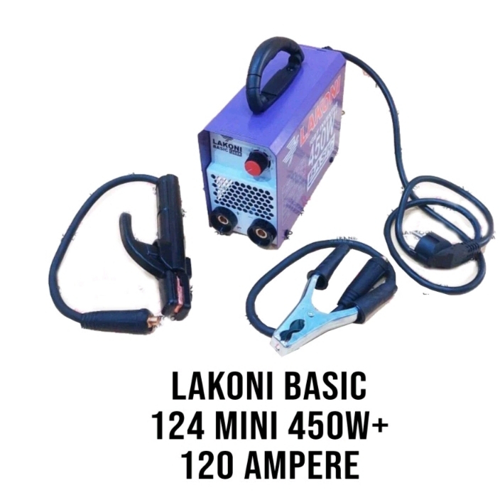 Jual Mesin Las Lakoni Basic 124 iXR / 120A / 450 Watt | Shopee Indonesia