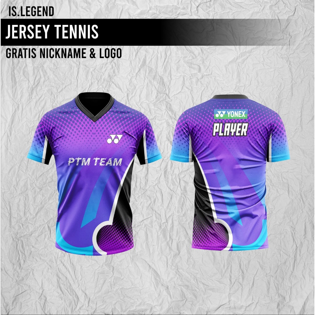 Jual Jersey Tenis Meja, Badminton, Voli Ball Doble Smash Full Printing ...