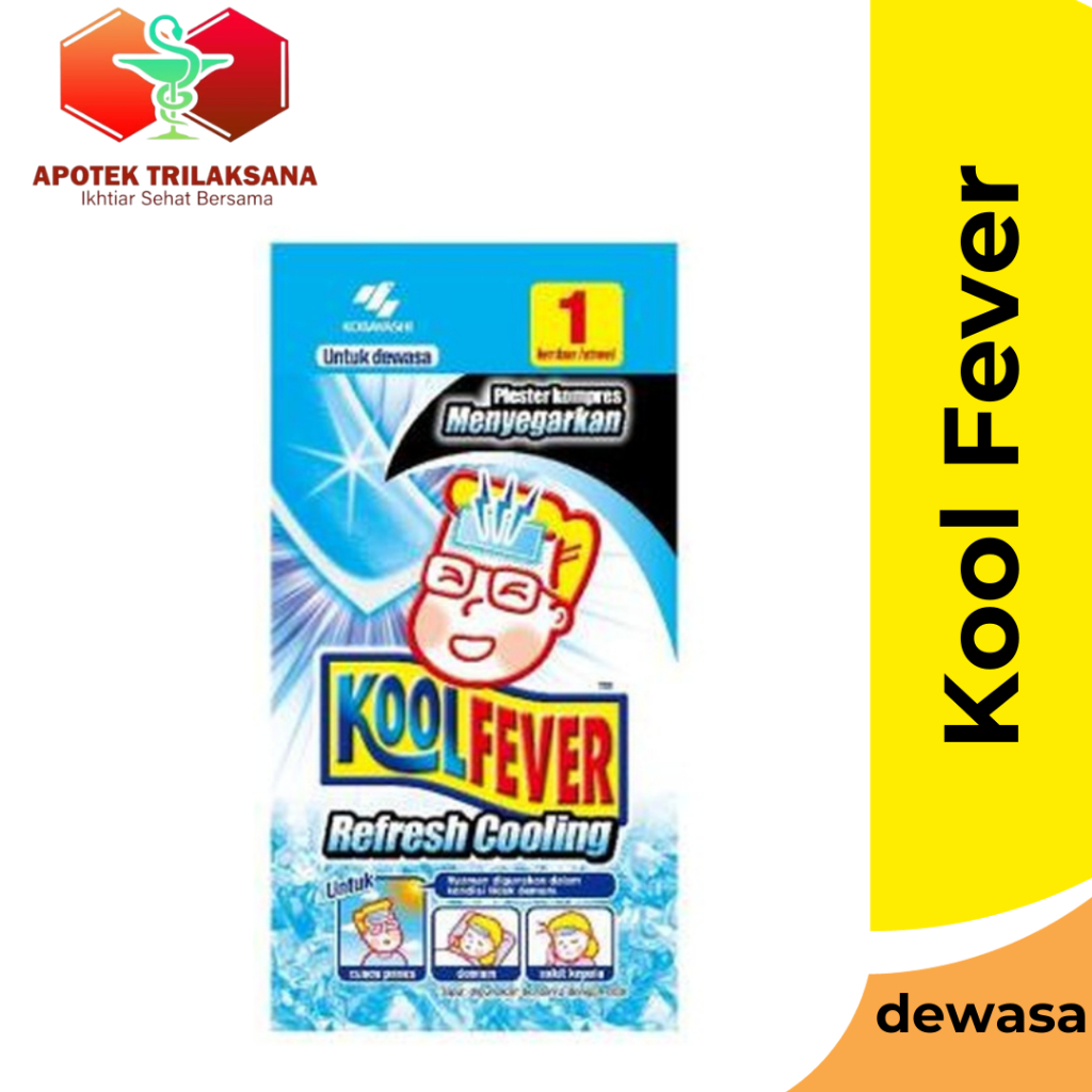 Jual Kool Fever Cool Fever Plester Kompres Demam Bayi Anak Cooling Patch Demam Koolfever ...