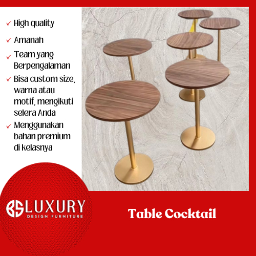 Jual Table Cocktail Meja Bar Cafe Coffee Shop | Shopee Indonesia