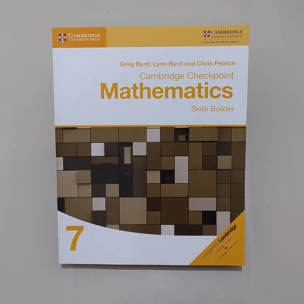 Jual Buku Cambridge Checkpoint Mathematics 7 Skill Builder | Shopee ...