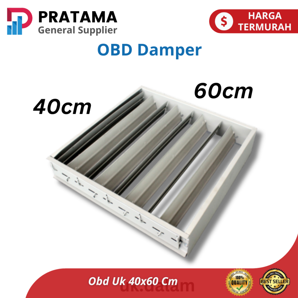 Jual Obd Uk 40x60 Cm Air Grille Obd (Opposed Blade Damper) | surabaya ...