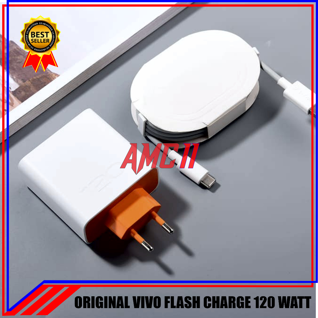 Jual Charger 120W Vivo iQoo 11 5G - V27 - V27e Type C Flash Charging ...