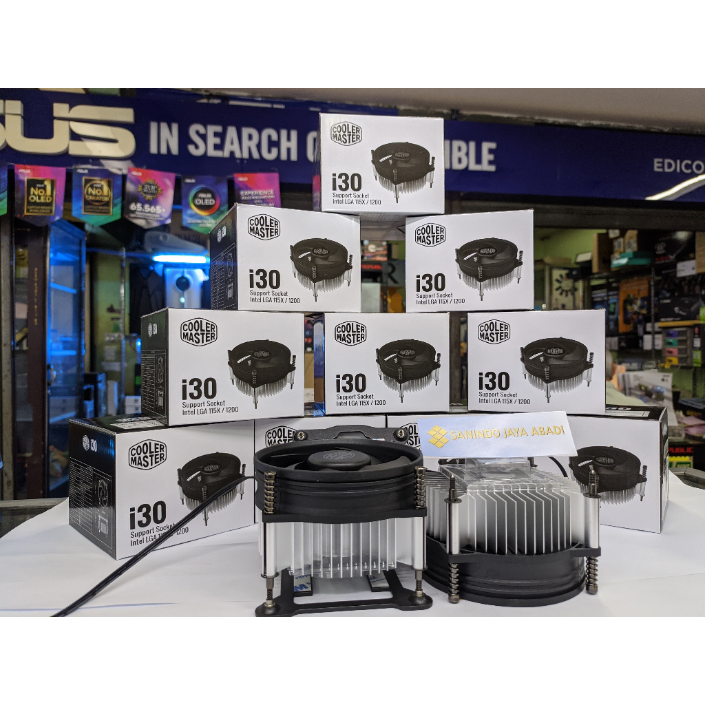 Jual COOLER MASTER i30 FAN LGA 1155 LGA 1150 INTEL FAN PROCESSOR LGA ...