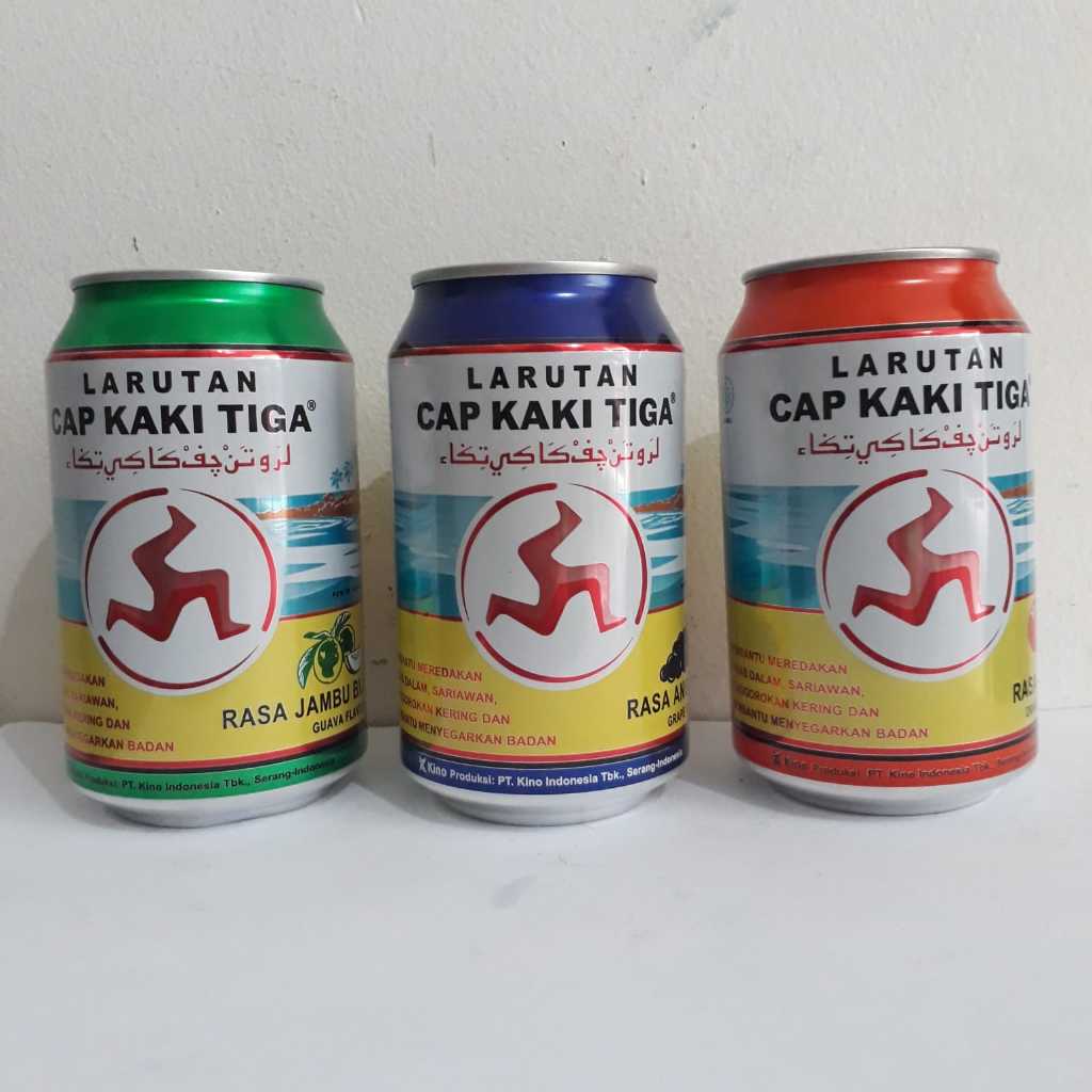 Jual Larutan Cap Kaki Tiga Kaleng 320 mL | Shopee Indonesia