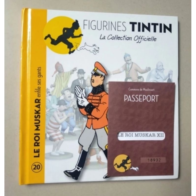 Jual Resin Figurine Tintin Collection : Le Roi Muskar XII from Herge ...