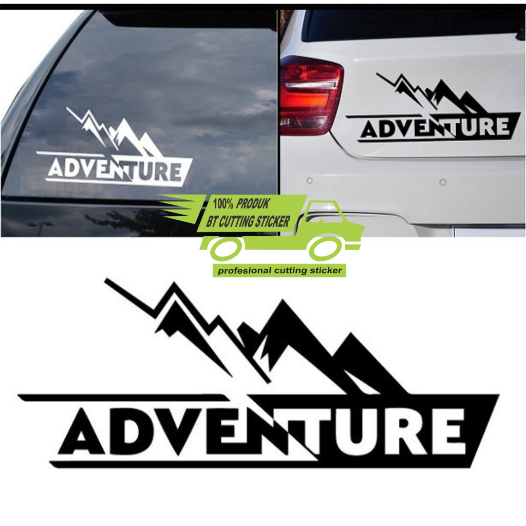 Jual Stiker adventure stiker mobil stiker kaca stiker mobil off road ...