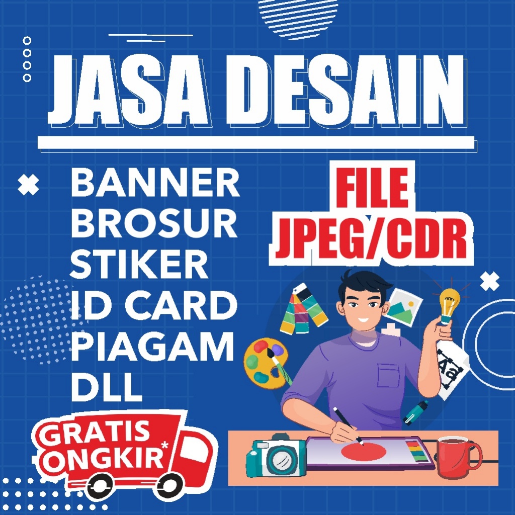 Jual JASA DESAIN GRAFIS, BANNER, SPANDUK, PIAGAM, DLL GRATIS ONGKIR ...