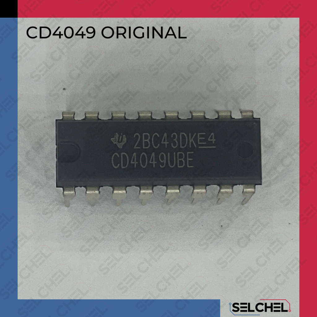 Jual CD4049 original Dip cd4049be ic texas original | Shopee Indonesia