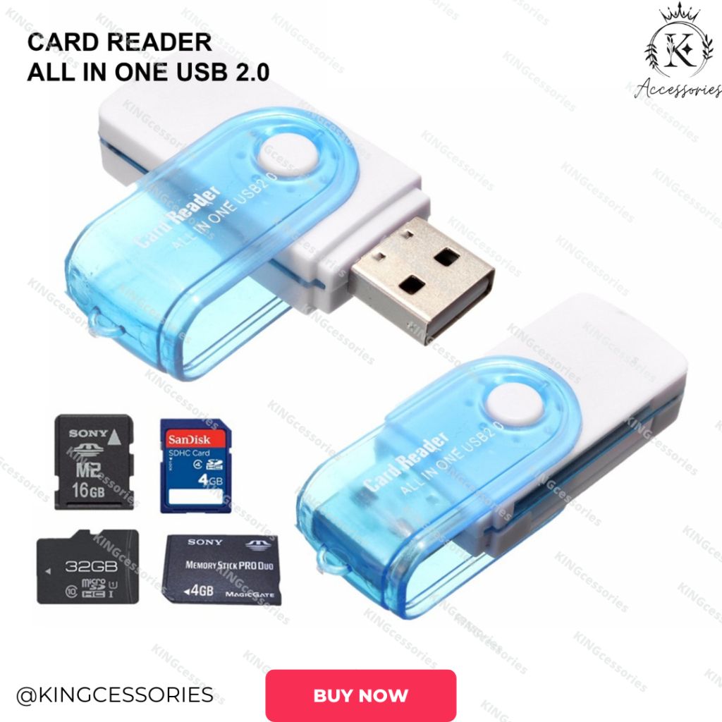 Jual Card Reader All in 1 Card Reader Multi Slot Memory Converter All ...