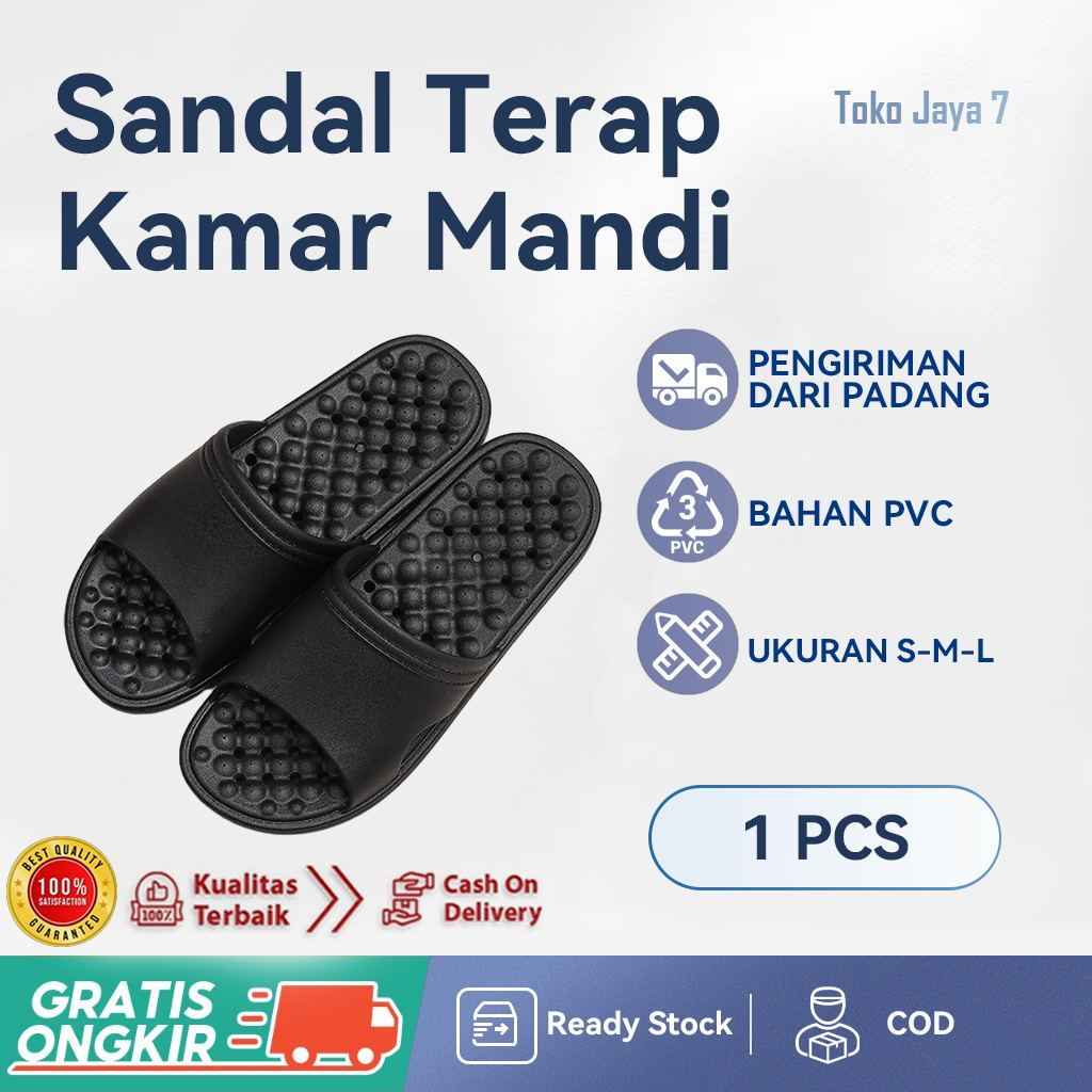 Jual SANDAL TERAPI PRIA WANITA SENDAL REMATIK KESEHATAN KAMAR MANDI ...