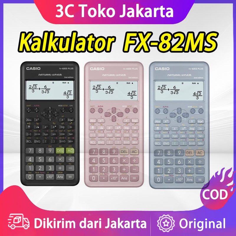 Jual FX-991ES PLUS/FX-82ms Kalkulator Scientific Casio Kalkulator Casio ...