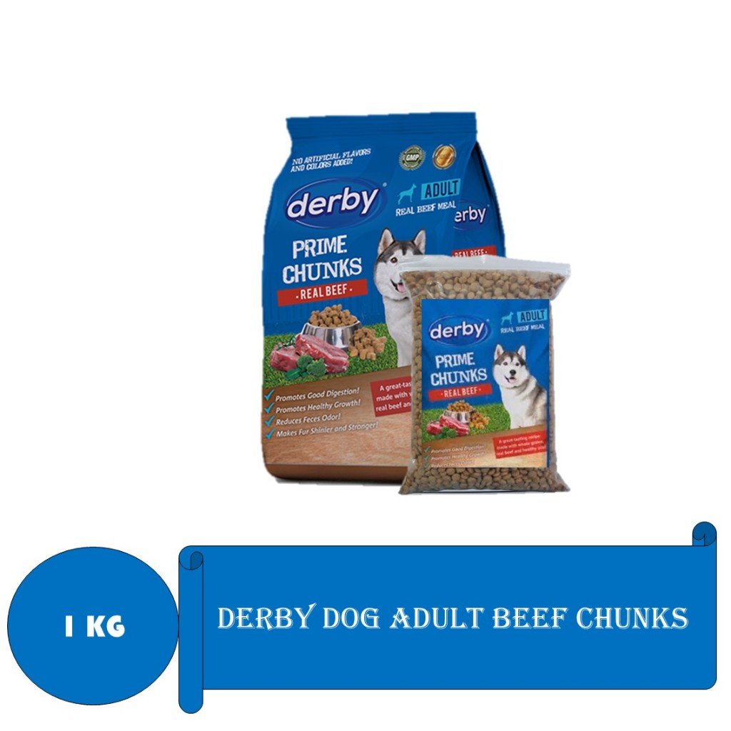 Jual Derby dog derby High Protein Makanan Anjing Kering Ras Sedang dan ...