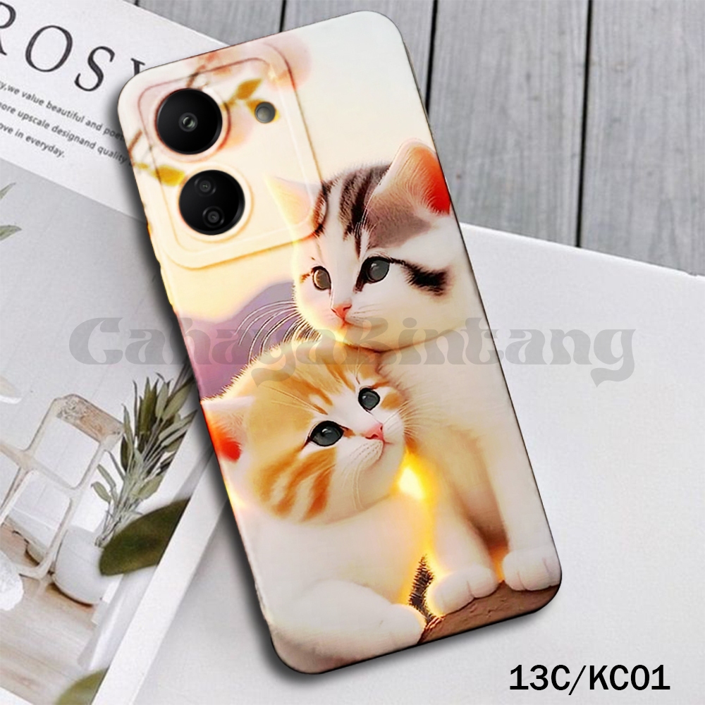 Jual CAHAYABINTANG - CASING HP UNTUK REDMI 13C GAMBAR KUCING LUCU 3 ...
