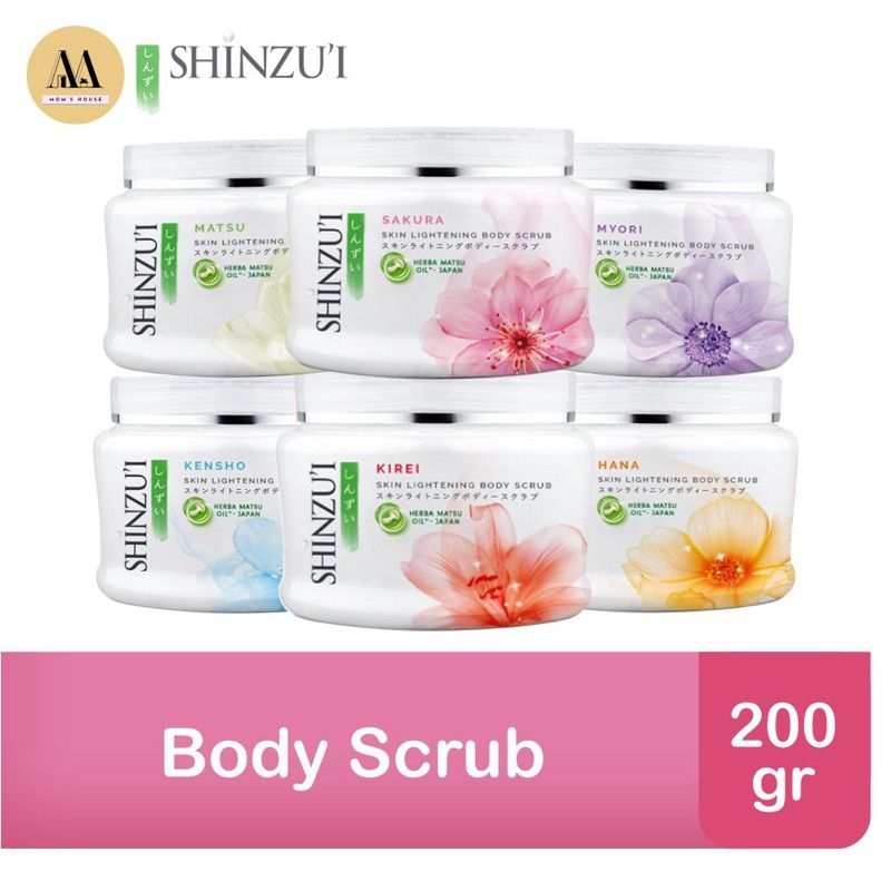 Jual GB* Shinzui Body Scrub 120 g (Kecil) & 200g (Besar) - LulurBadan ...