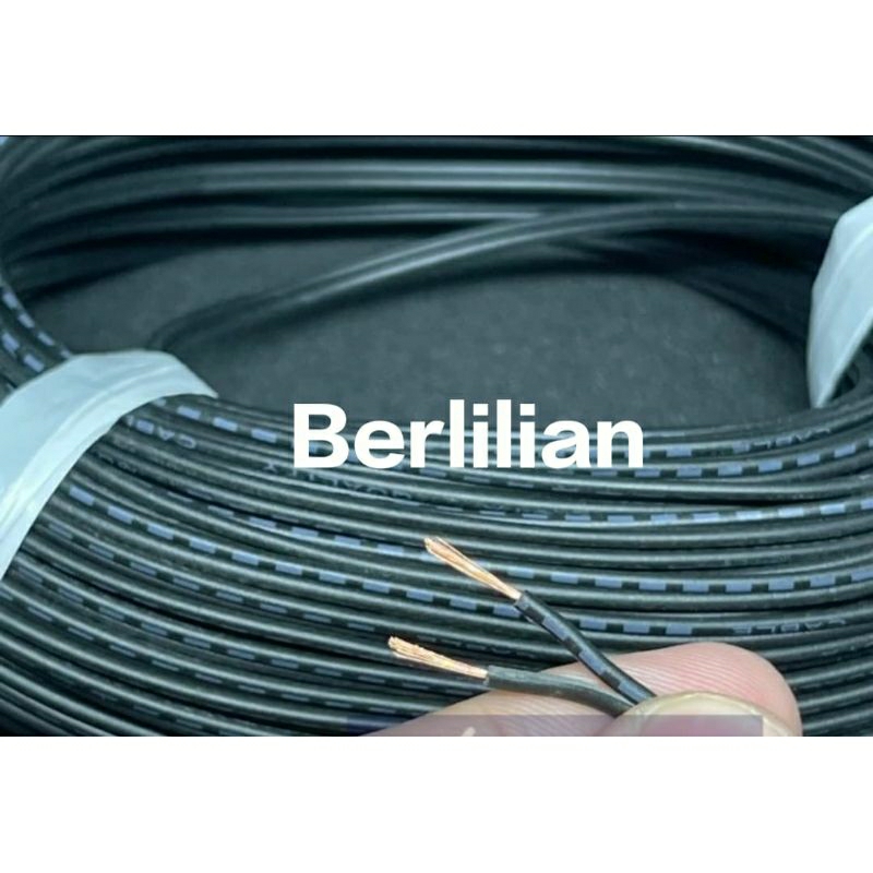 Jual Kabel Awg24 2x18 Hitam Jual per/5meter Serabut Tembaga Murni 2x18 | Shopee Indonesia