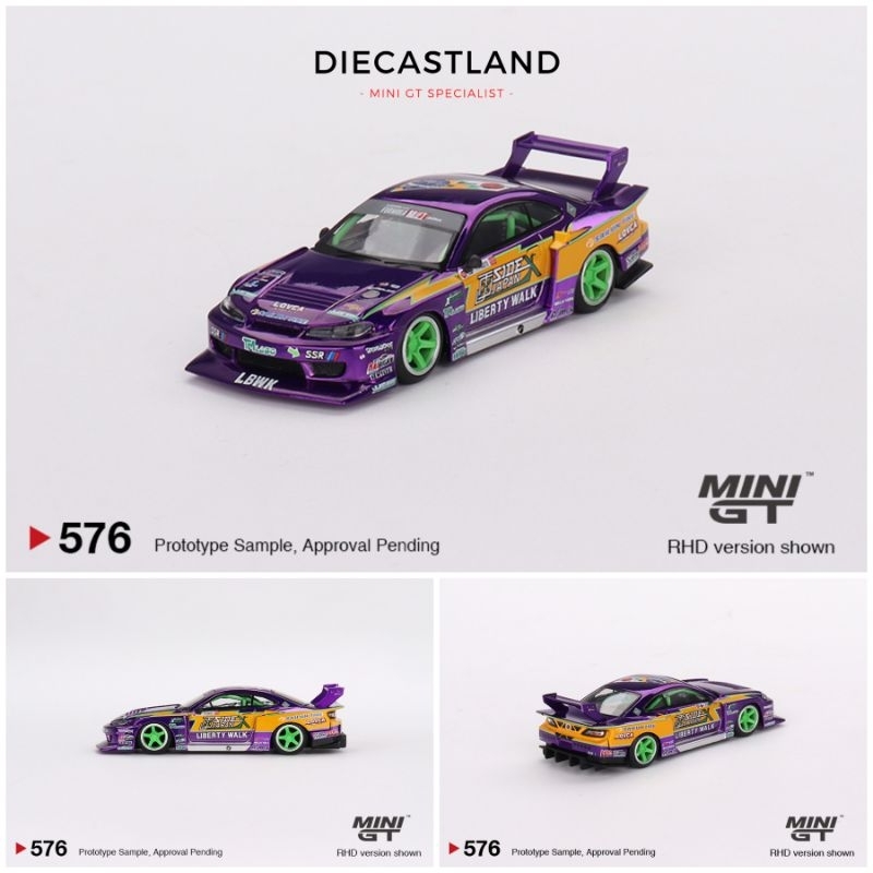Jual Mini GT #576 LB-Super Silhouette Nissan S15 SILVIA #555 2022 ...