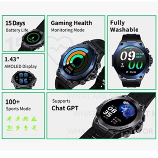Jual Black Shark Smartwatch S1 Pro AMOLED ENC Bluetooth Call Chat GPT ...