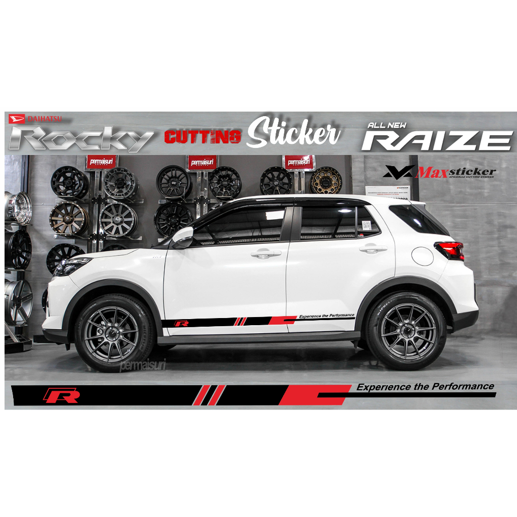 Jual STICKER TOYOTA RAIZE DAIHATSU ROCKY CUTTING STICKER RAIZE ROCKY ...
