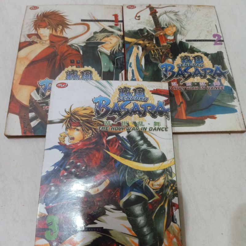 Jual Komik Sengoku BASARA Volume 1-3 (Tamat) Komik Game Basara Bahasa Indonesia Preloved Ex ...