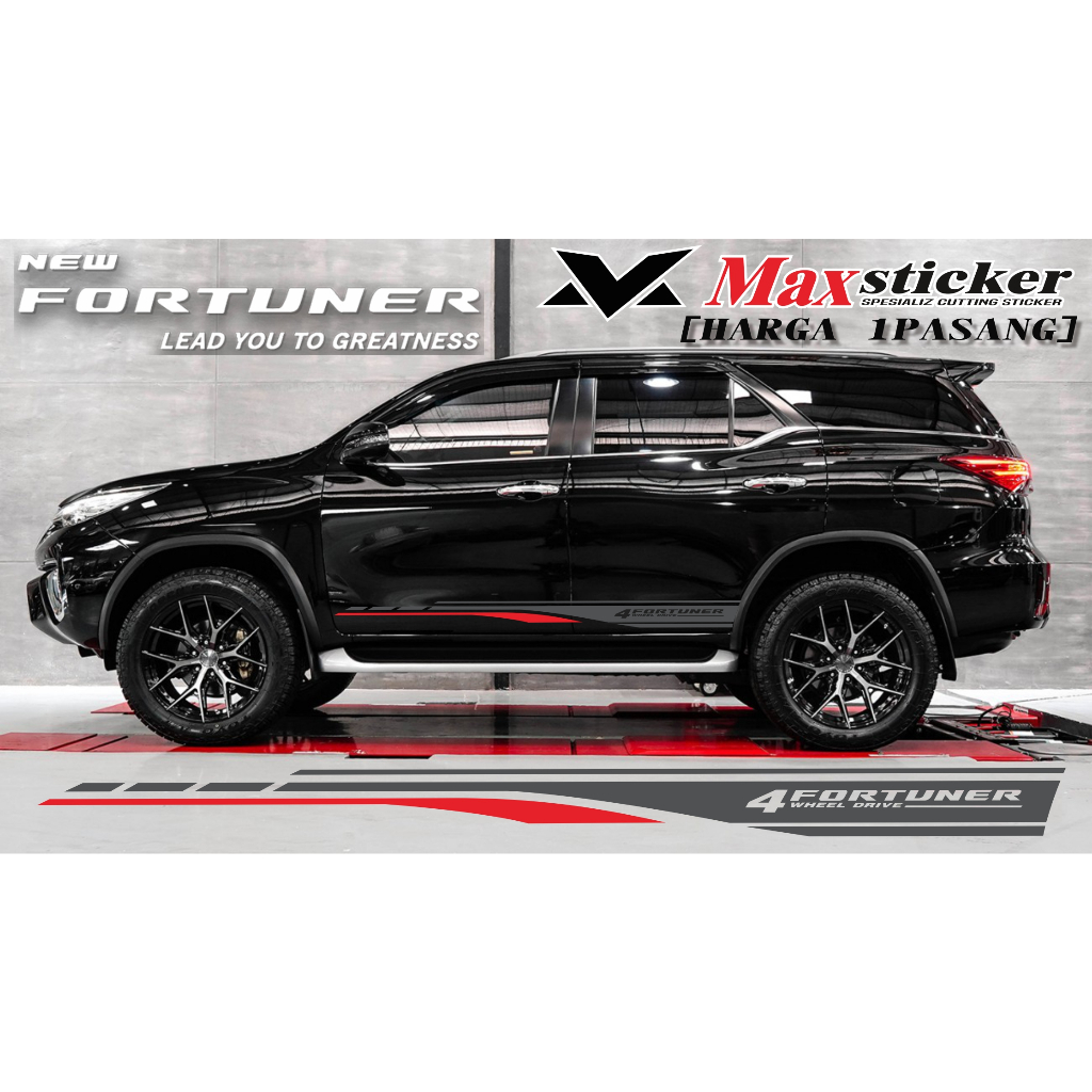 Jual StiCker list body MOBIL Fortuner cutting stiker fortuner | Shopee ...
