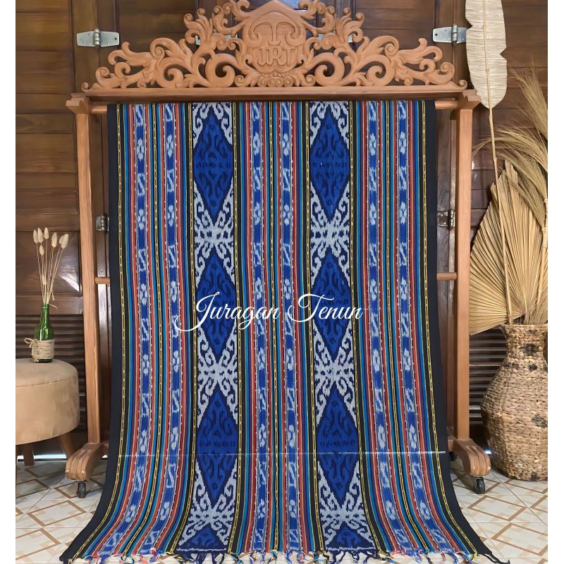 Jual Kain Tenun Blanket KSR - Motif Tebok - Motif Kalimantan - Varian # ...
