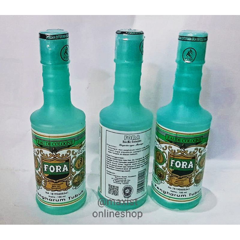 Jual Fora Eau de Cologne 100ml (Satuan) Pengharum Tubuh 100 ml | Shopee ...