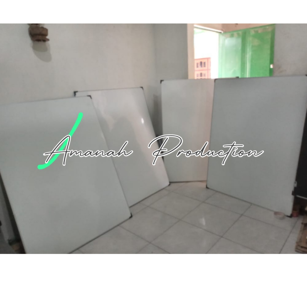 Jual whiteboard 120 x 90 2 sisi putih dan putih | doubleface white and ...