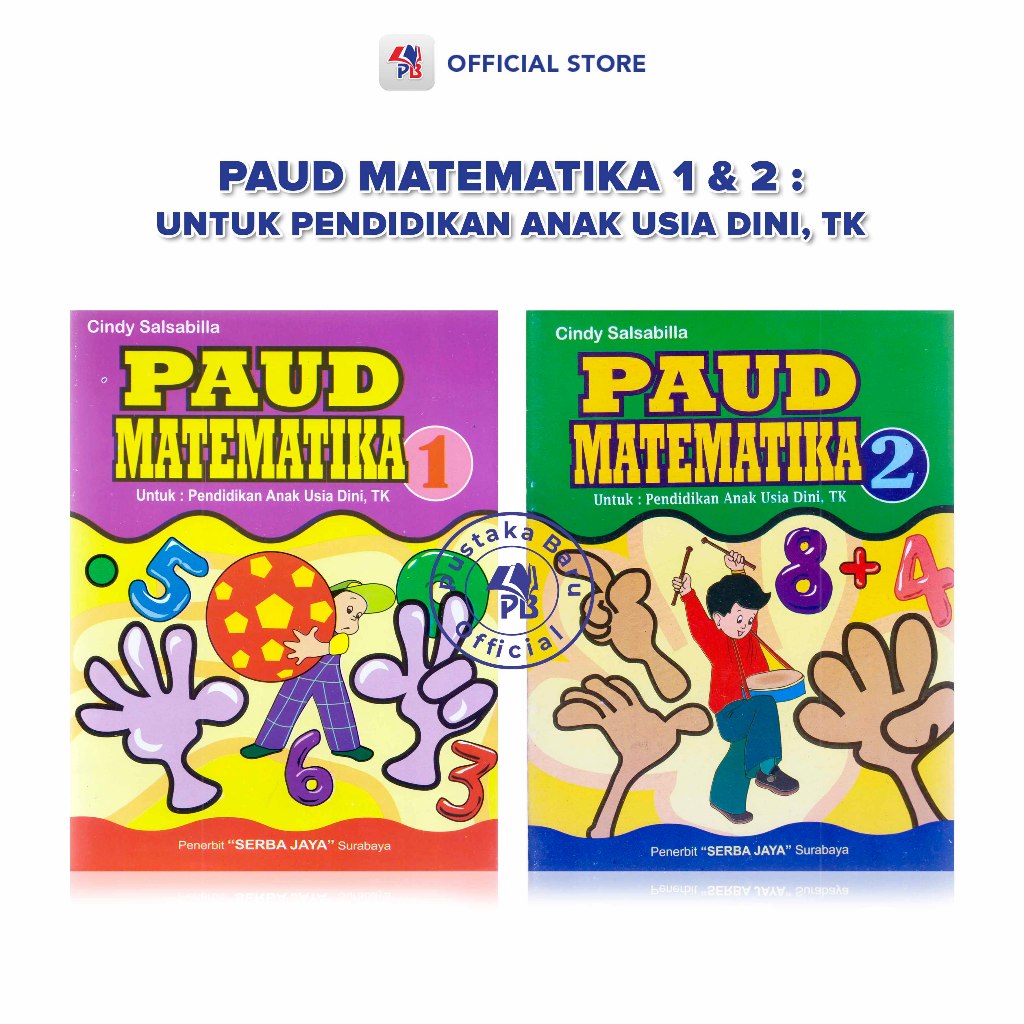 Jual Buku Anak TK / PAUD Matematika 1 Dan 2 / Soft Cover / Serba Jaya ...