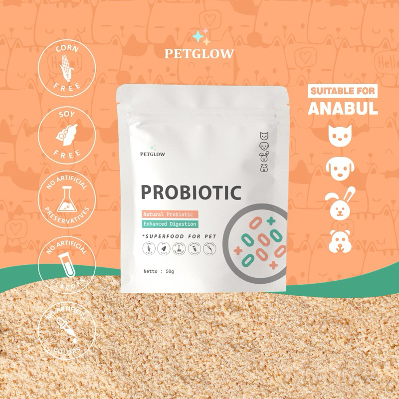 Jual PETGLOW Superfood Probiotic For Pet Diare / Pencernaan Sensitif ...