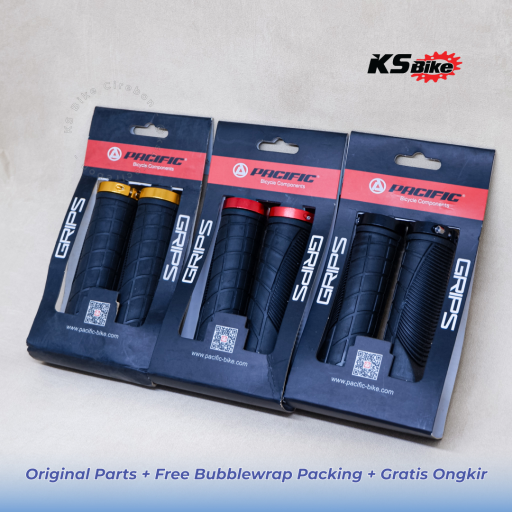 Jual Grip Pacific Sepeda Lock Lurus Hamfat Stang Handlebar Ring Lock ...