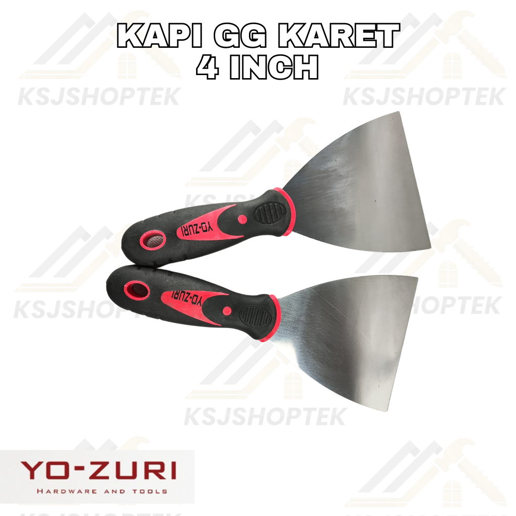 Jual Kapi gagang karet 4" / Kapi gg karet 4" Kapi Plamir Kapi Cat Kape ...