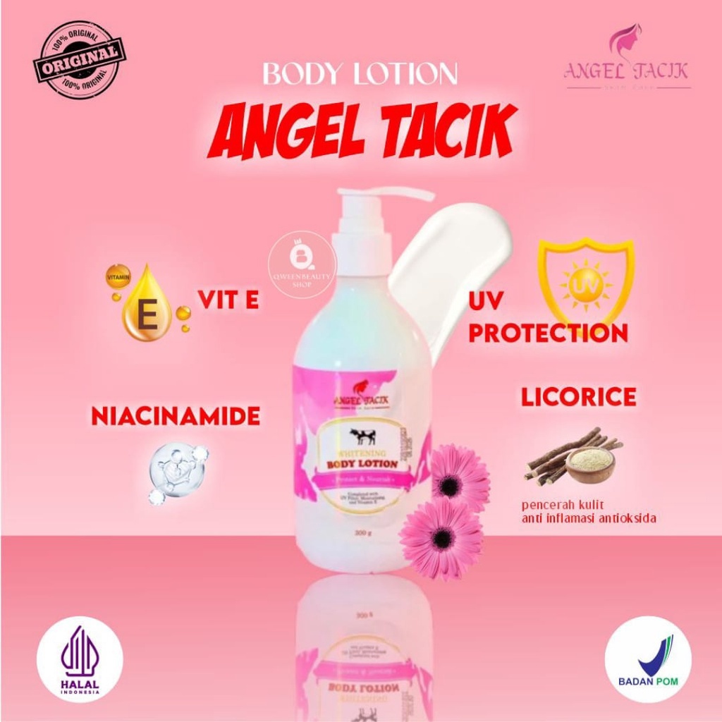 Jual Angel Tacik Handbody Lotion ORIGINAL HB Pemutih Tubuh Whitening Hand Body Scrub | Shopee ...