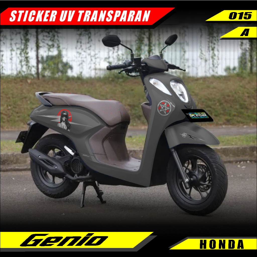 Jual STRIPING TRANSPARAN HONDA GENIO VARIASI LIST MOTOR DESAIN LADY ...