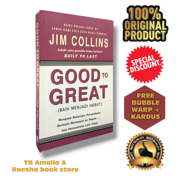 Jual Buku Good to Great - Baik Menjadi Hebat - Jim Collins - Hard Cover ...