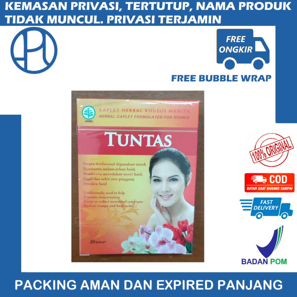 Jual PIL TUNTAS MEMPERLANCAR DATANG BULAN ISI 10 KAPLET | Shopee Indonesia