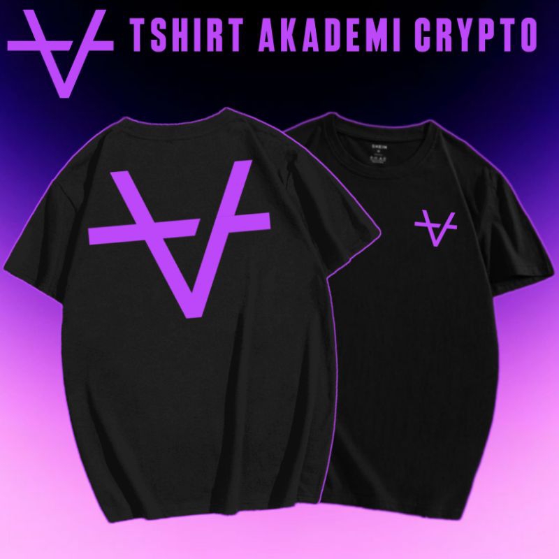 Jual TSHIRT KAOS AKADEMI CRYPTO LOGO / COTTON COMBED 24S PREMIUM ...